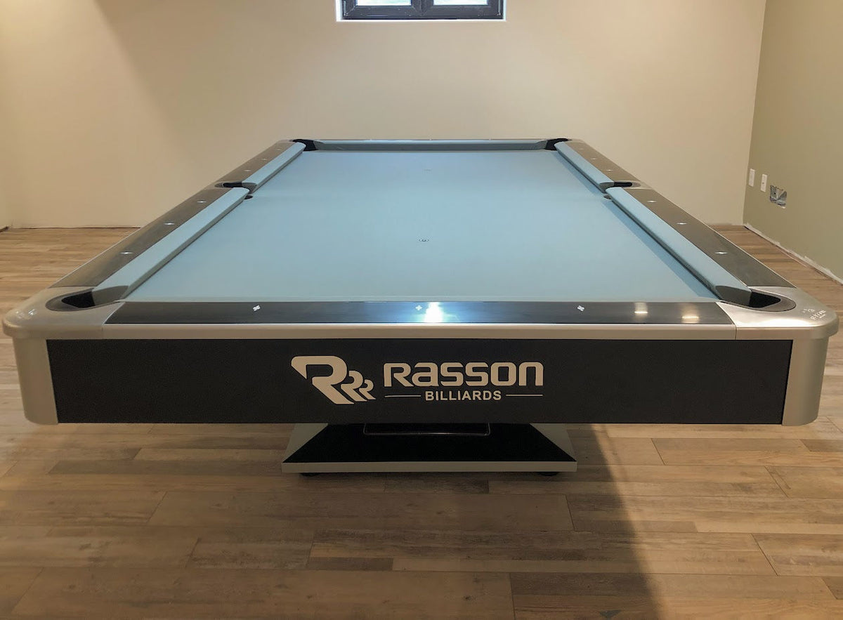 9' RASSON VICTORY II PLUS BLACK COMPETITION POOL TABLE – Gamingtables.ca